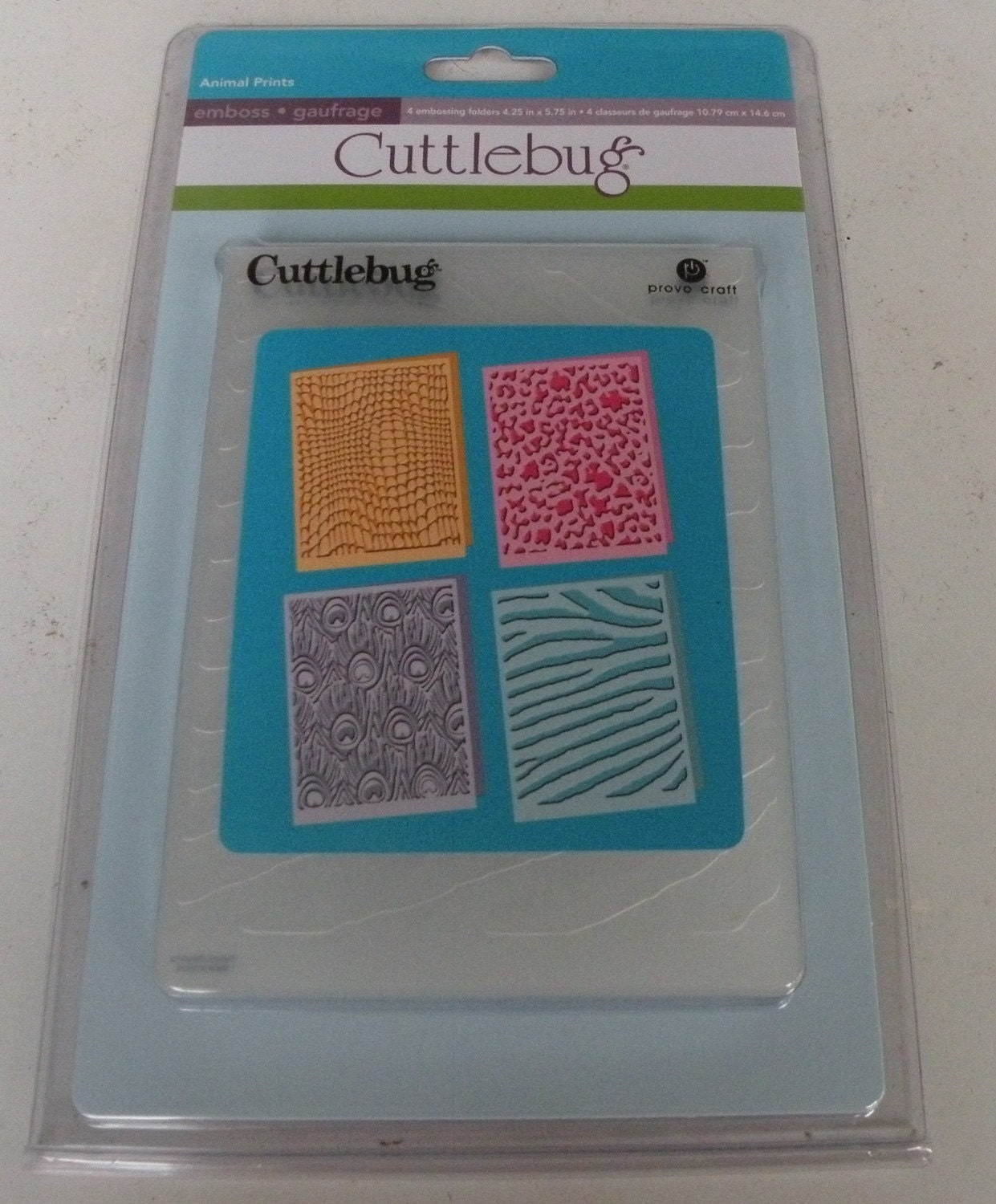 Provo Craft CuttleBug Embossing Folder Set of 4 by Funscrappers Provo Craft CuttleBug Embossing Folder Set of 4 by Funscrappers