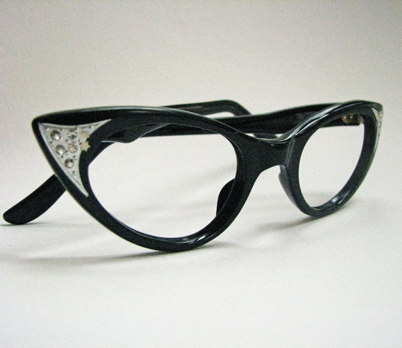 1950s Cat Eye Glasses Vintage French By Essexstreetantiques