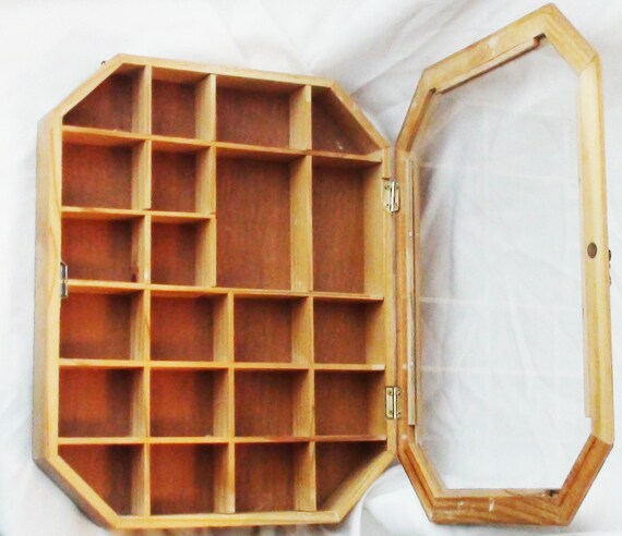 Shadow Box Display Box Hinged Door With Glass By HalosHome On Etsy