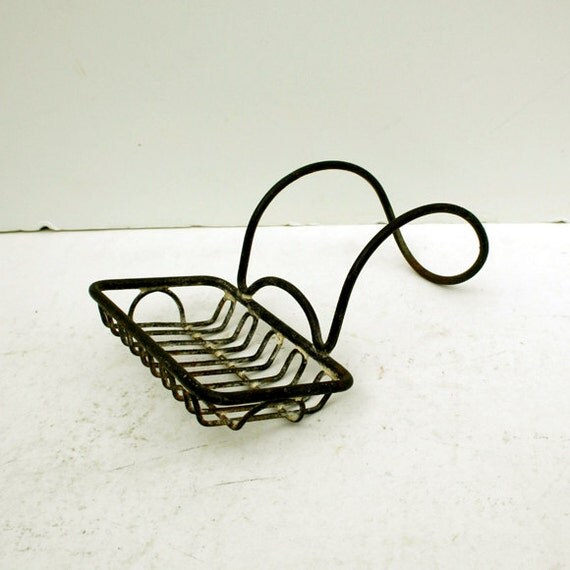 Vintage Soap Dish Metal Wire Soap Dish For By Conceptfurnishings