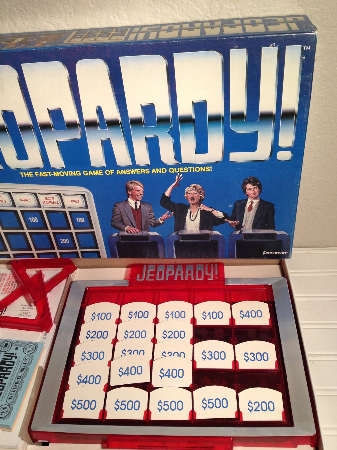 JEOPARDY Game by Pressman Vintage 1986 by TheVintageBirdNest JEOPARDY Game by Pressman Vintage 1986 by TheVintageBirdNest