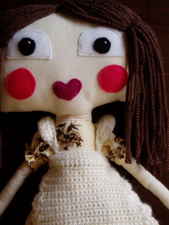 Annabelle Rag Doll By Missaine On Etsy