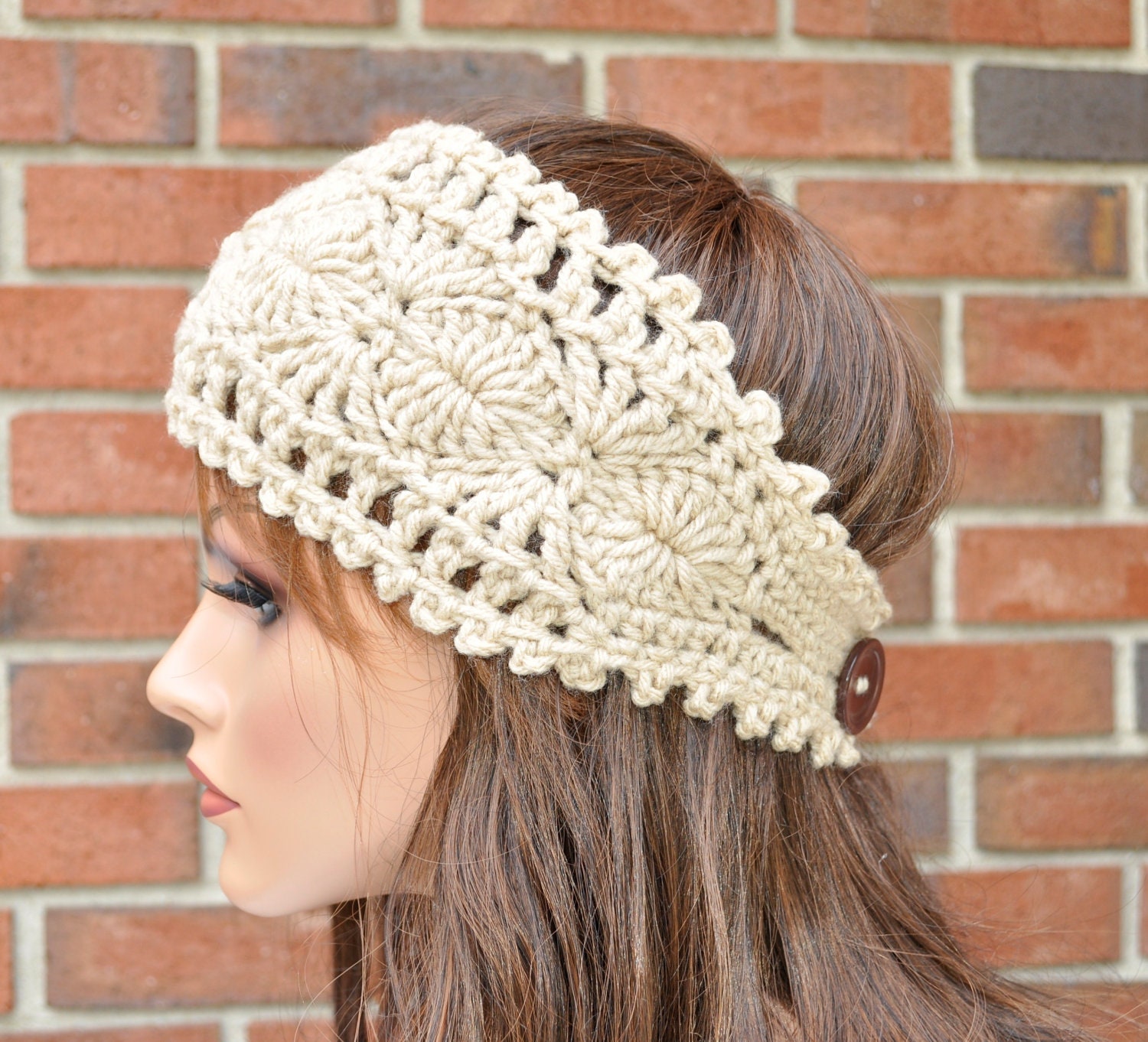 Crochet Ear Warmer Handmade Accessory Womens Crochet By Cobanul
