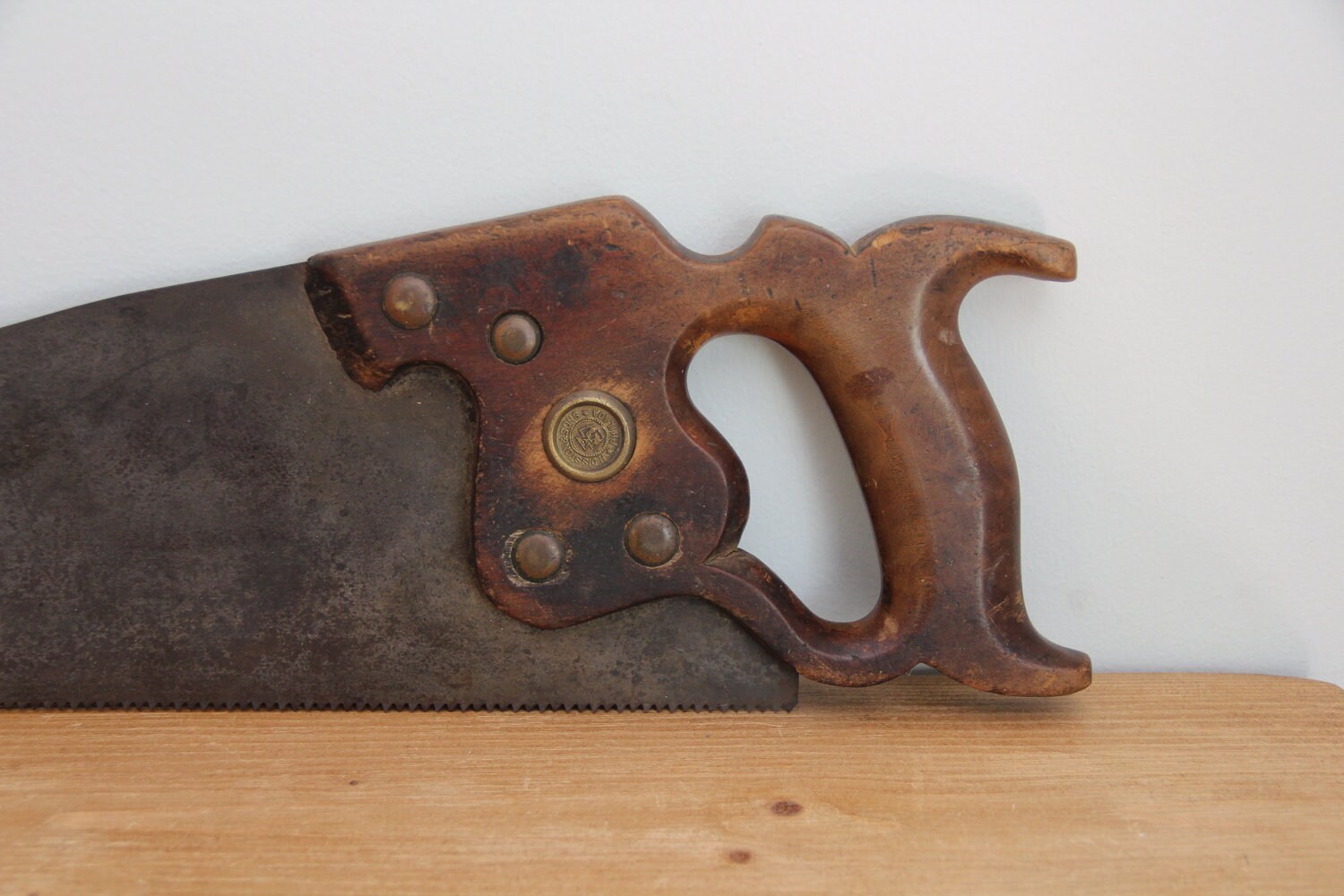 Items Similar To Antique Disston Skew back D8 Hand Saw On Etsy