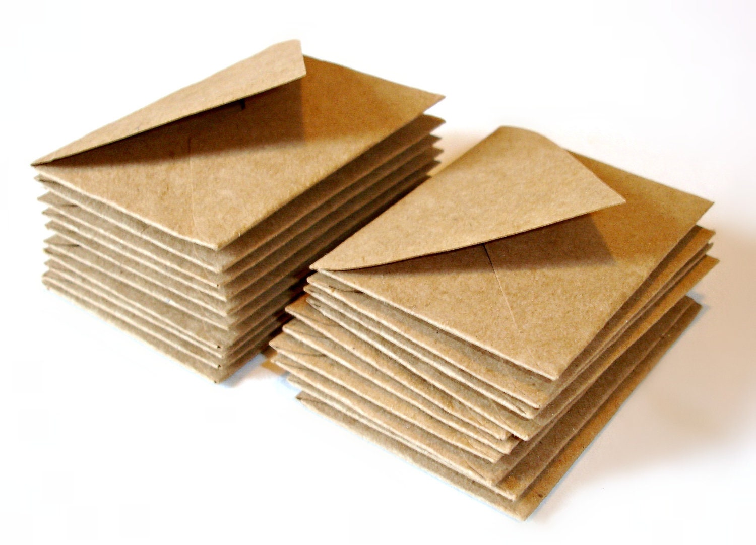 Kraft Miniature Envelopes Mini Envelopes Set By SweetCarolineCards