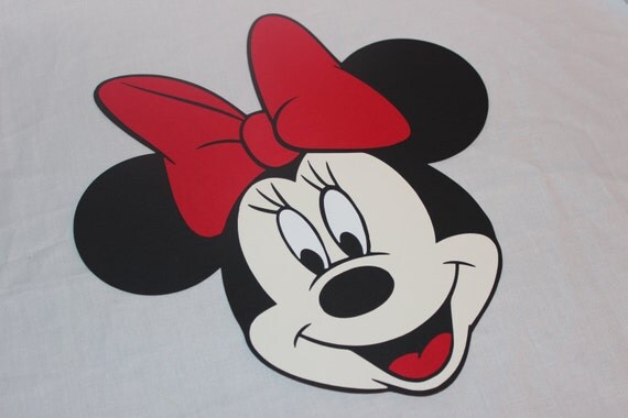 Items Similar To Minnie Mouse Cut Out On Etsy