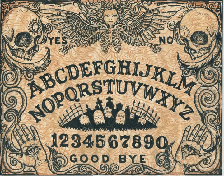 Ouija Board Limited Edition 16x20 Print By ShayneoftheDead On Etsy