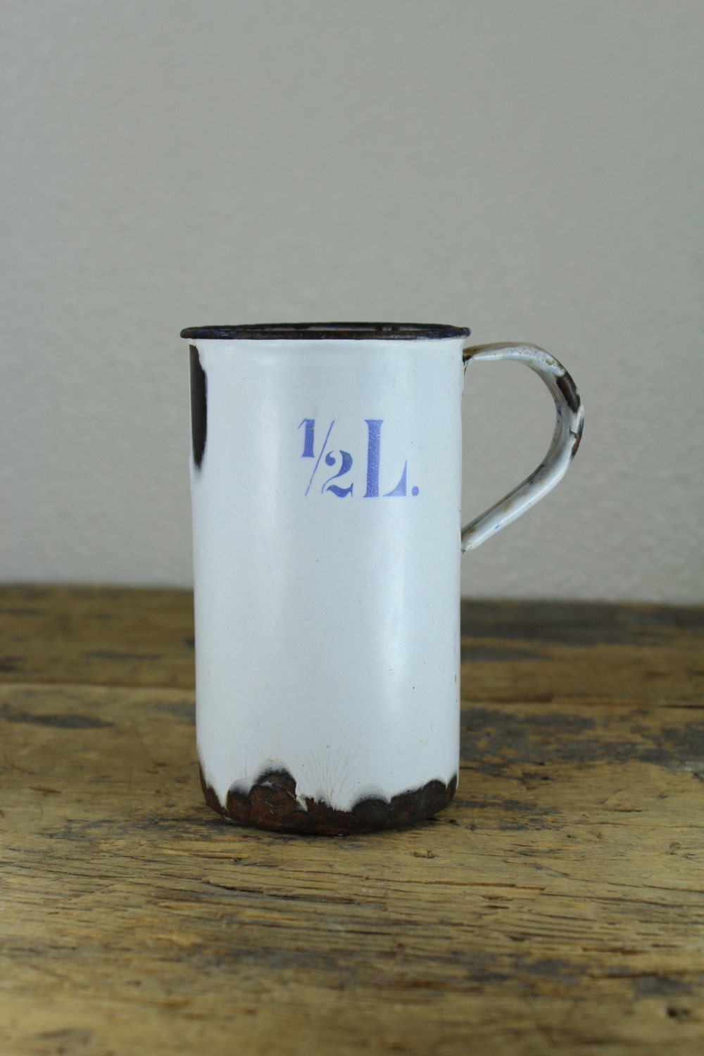 Items Similar To Vintage Enamel Half Liter Measuring Cup Perfectly Items Similar To Vintage Enamel Half Liter Measuring Cup Perfectly