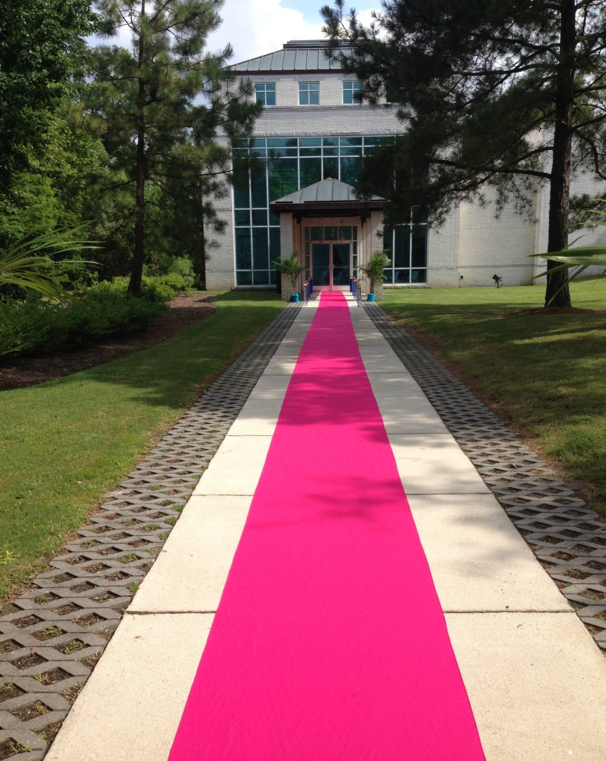 Hot Pink Custom Made Aisle Runner 50 Feet Long By Sashesforlove Hot Pink Custom Made Aisle Runner 50 Feet Long By Sashesforlove