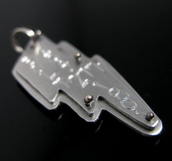 Lightning Bolt Pet Tag by yabettasupadont on Etsy