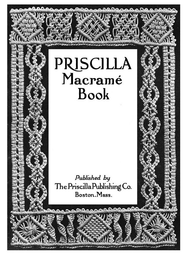 Macrame Book Patterns Designs Instruction by schmetterlingtag