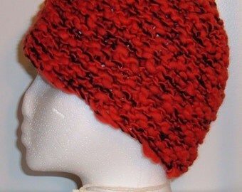 Red skull cap | Etsy