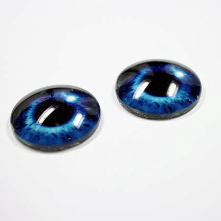 24mm 1 inch Deep Blue Mermaid Human Doll Taxidermy by Nixcreations