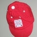 Vintage Red Little Slugger BASEBALL CAP Hat by curiouskitty