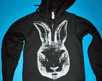 cyber monday, sweater, womens bunny sweatshirt, black zip hoodie ...