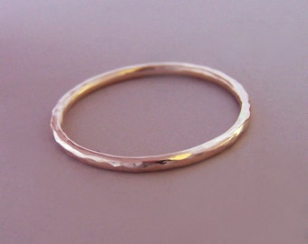 Rain Stacking Ring in Sterling Silver and 22k Gold Water