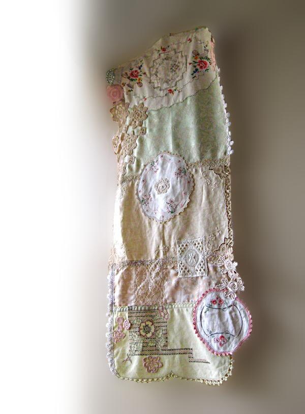Home Decor Table Runner Vintage Lace Embroidered