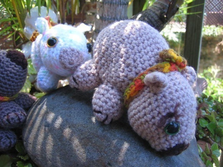 Wombat crochet pattern by crochetroo on Etsy
