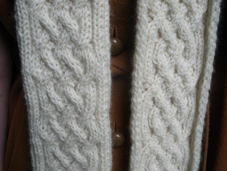 PDF Knitting Pattern Saxon Braid Reversible Cabled by MountainMist