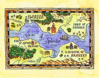 Castle Fairy Tale Map