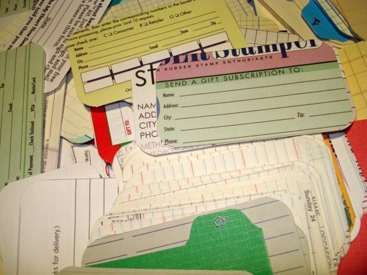 Address File Box UpcycleBB by UglyKitty on Etsy