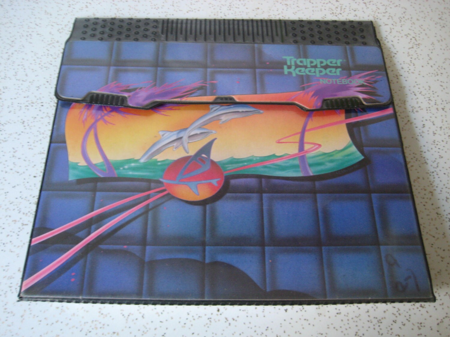 Retro 1980s Dolphin Trapper Keeper