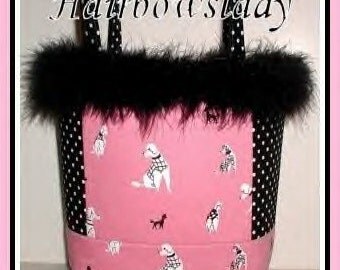 Poodle tote bag | Etsy