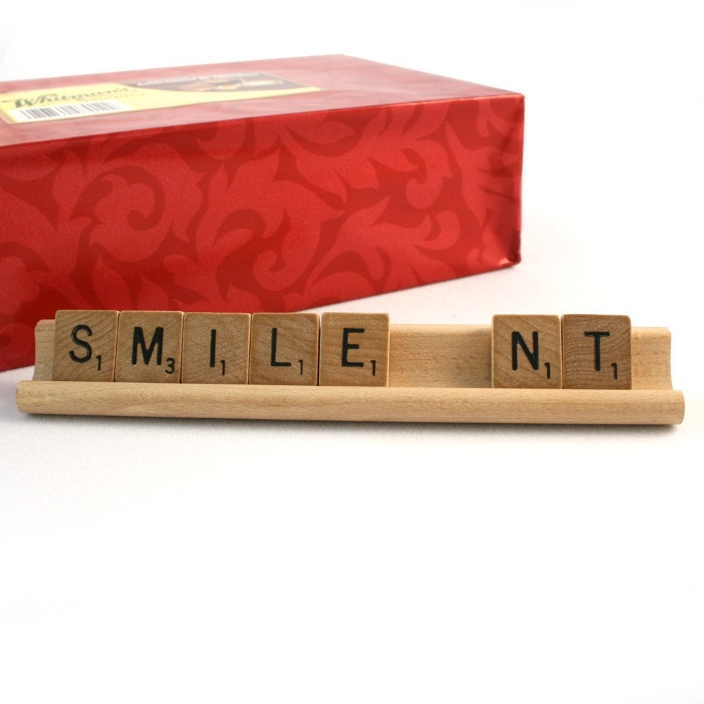 THANK YOU Scrabble Letters Sign RECYCLED by ScrabbledMessages