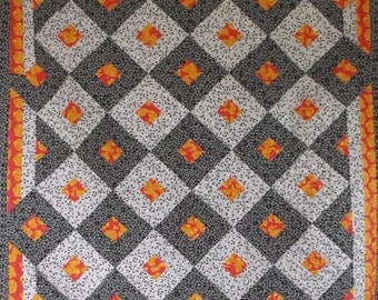 Moroccan Lap Quilt by patchworkflamingo on Etsy