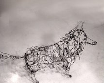 Popular items for wire dog sculpture on Etsy