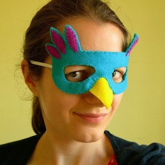 Bird Mask by lupin on Etsy