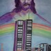 Jesus and 9/11 18 x 24 print of original oil painting