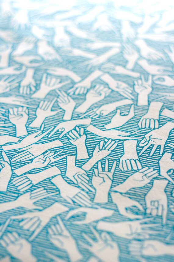 Items similar to American Sign Language / ASL / Alphabet - Original ...