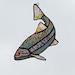 Stained Glass Trout Rainbow Trout Fish Unique Home Decor