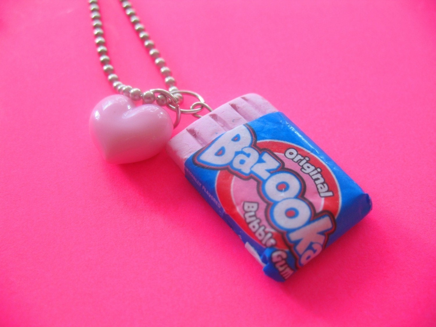 Bubble Gum Charm Necklace