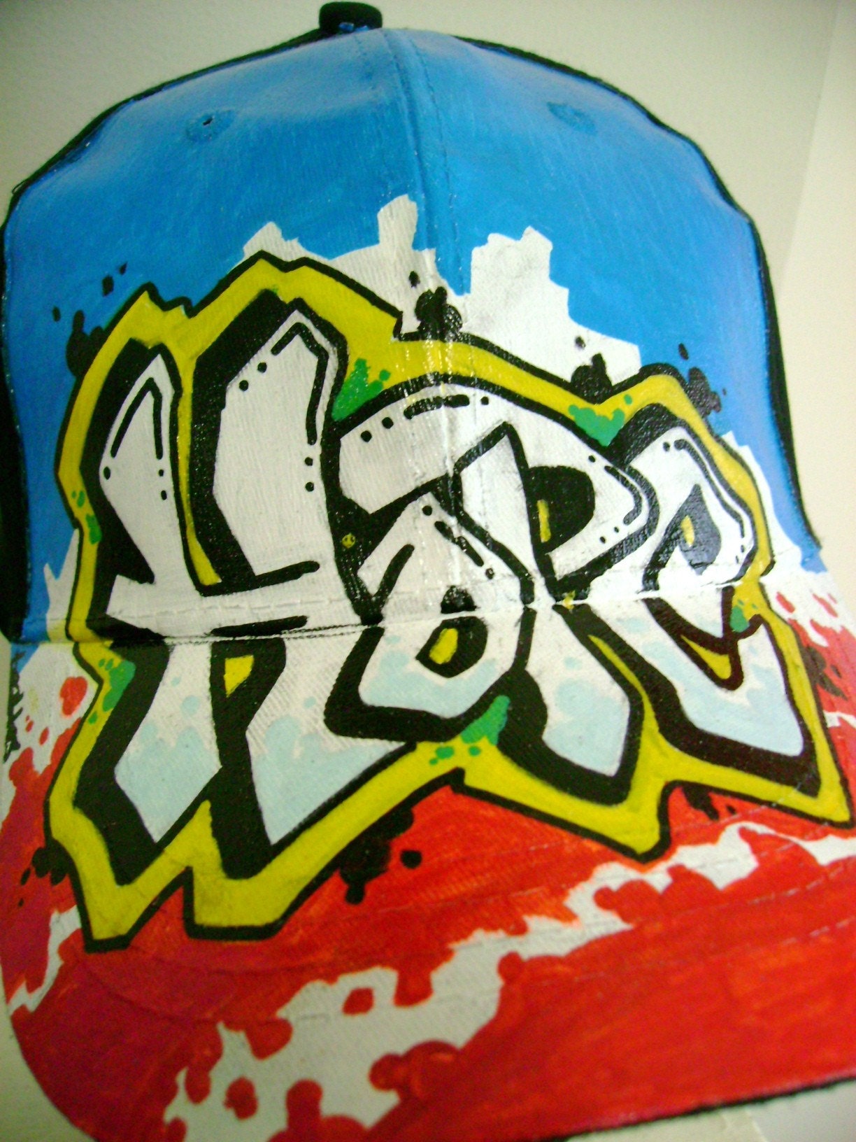 Hope Graffiti Baseball Cap by beebles on Etsy