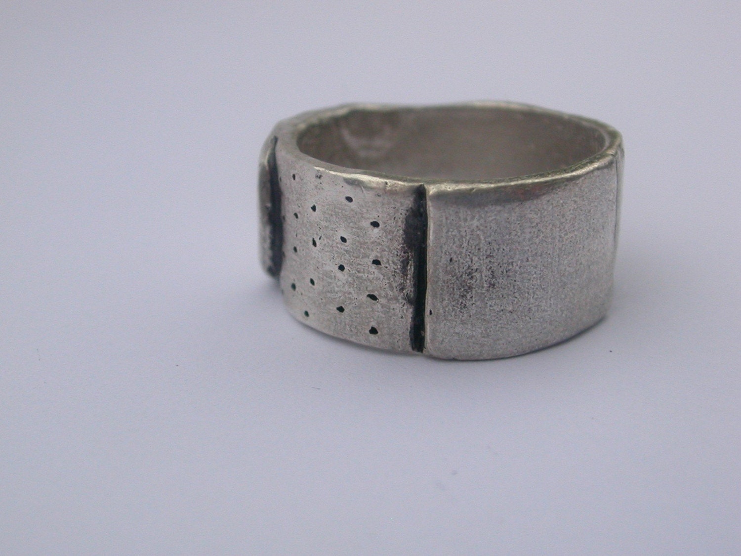 Fine Silver Band Aid Ring