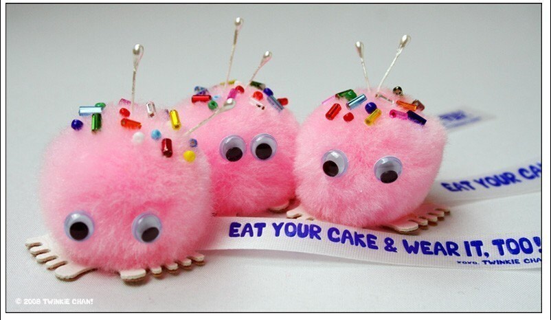 Pink Pastry WEEPULS Twinkie Chan weeple pom pom by TwinkieChan