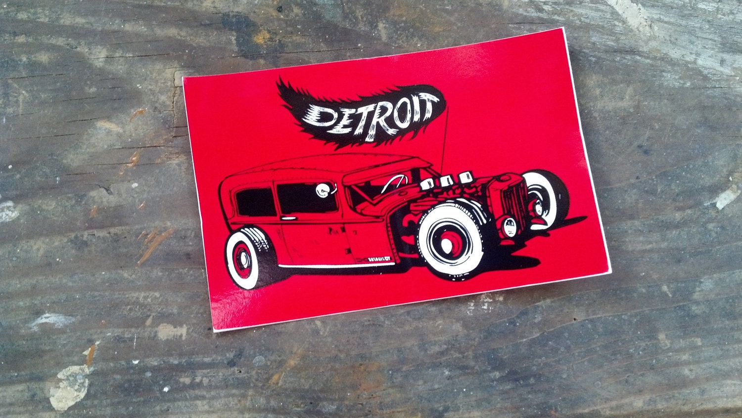 Detroit Rat Rod sticker