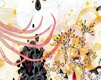 Giclee Fine Art print Glimpse Print by yellena on Etsy