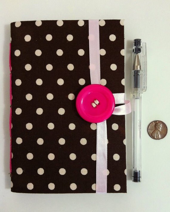 Girly Journal Diary Notebook Small Lined journal brown