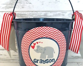 Personalized Square Ribbon Plate by monkeyseeboutique on Etsy