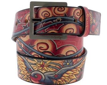 Farmer Boy Leather Belt Farm Belt Leather Belt Farming by JonWye