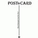 Post Card Mounted Rubber Stamp Postcard