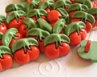 Popular items for cherry buttons on Etsy