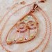 Sidhe Wings Necklace Daoine Sith in Copper Iridescent Faery
