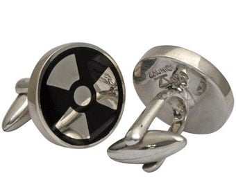 3.14 Pi Cufflinks Sterling Silver Handcrafted