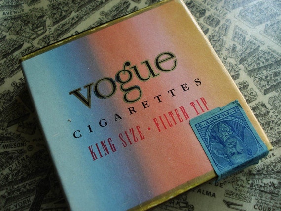 Antique Vogue Cigarettes Box