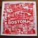 Boston Silk Screen City Art Print Poster Etsy