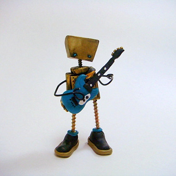 Items similar to Robot Guitar on Etsy